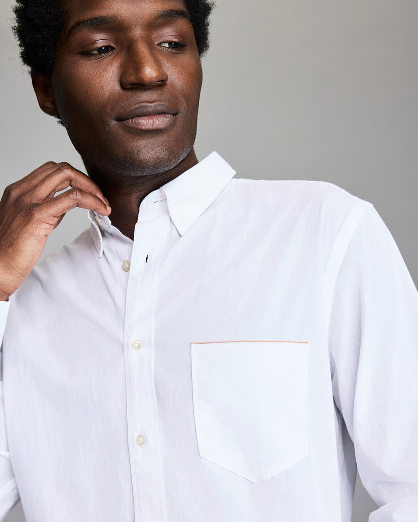 MSL 1-Pocket Shirt, Standard Fit Cotton | Billy Reid
