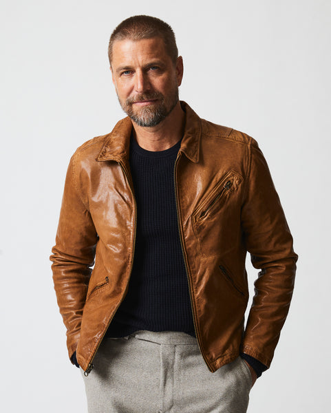 BLAKE JACKET IN SADDLE – Billy Reid