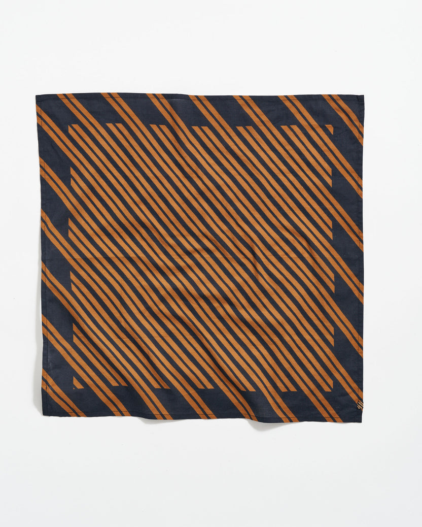 Heirloom Stripe Bandana | Soft Cotton, Signature Ribbon Stripe – Billy Reid