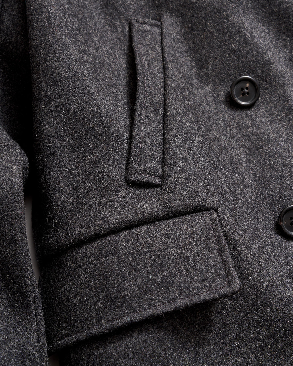 The Bond Peacoat in Italian Melton Wool | Billy Reid