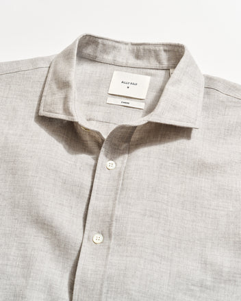 Cotton Wool Cedar Shirt - Plaid, Standard Fit | Billy Reid