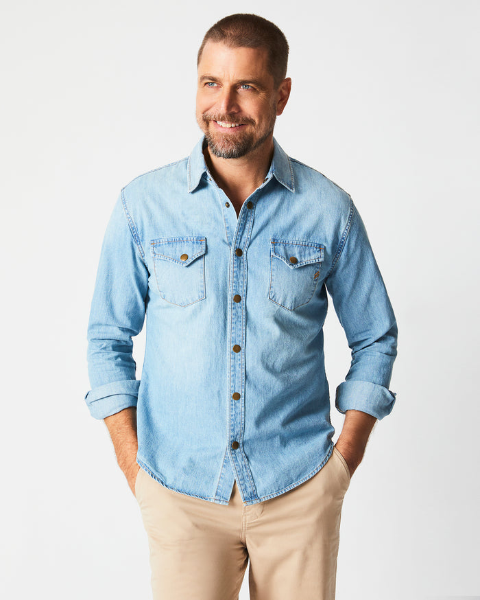 The Shoals Denim Shirt - A Timeless Classic for the Modern Man – Billy Reid