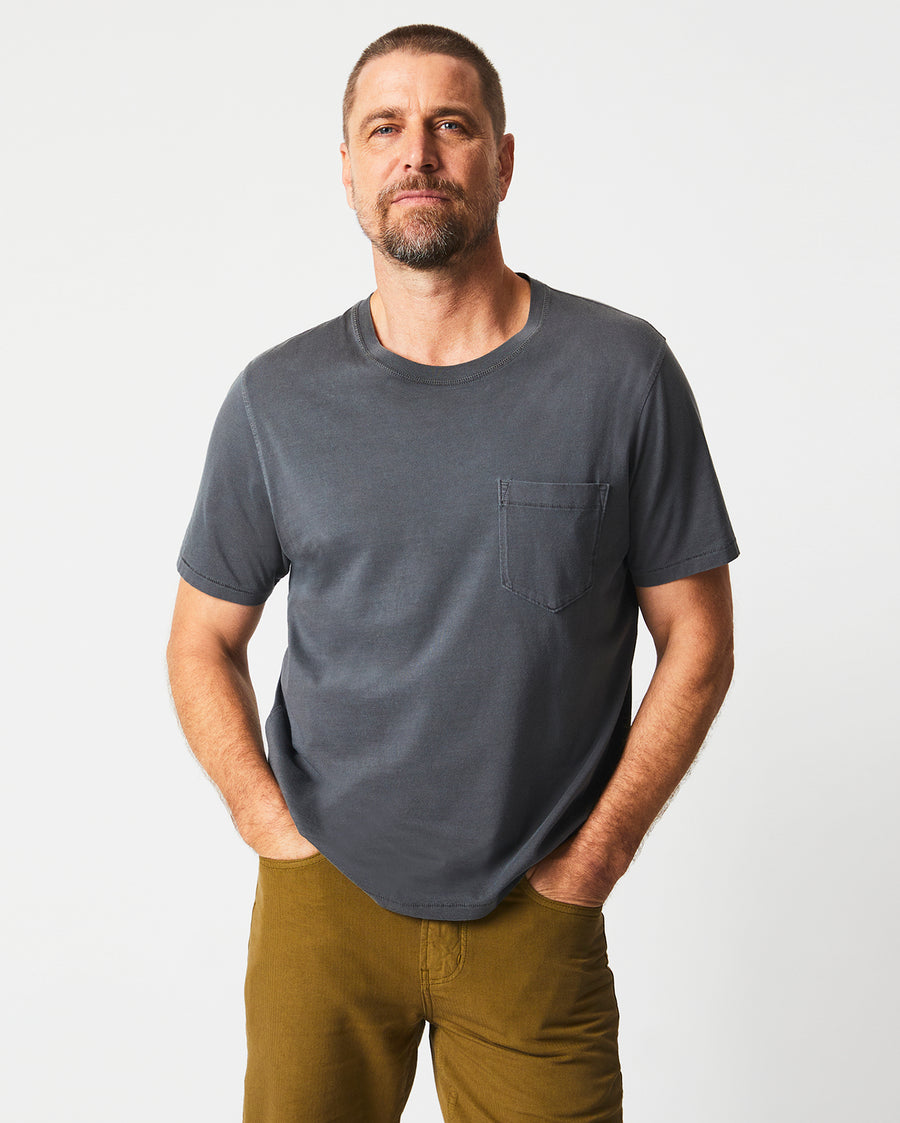 Washed Tee | Ultra-Soft Organic Cotton | Black Shirt Option – Billy Reid