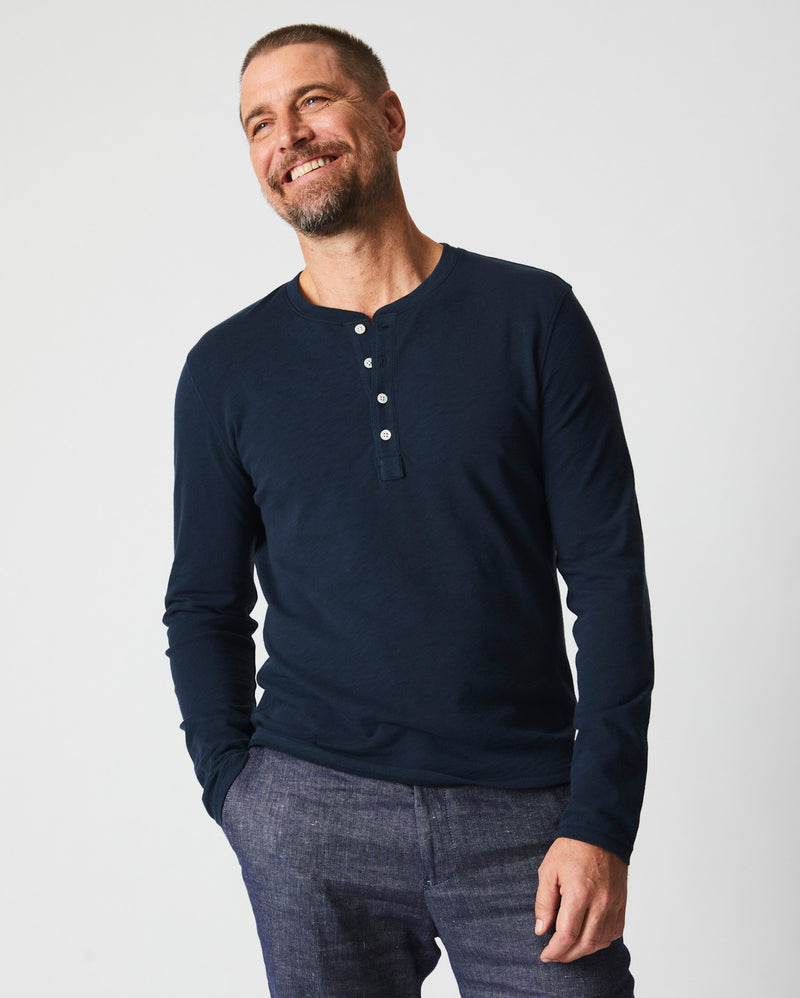 The Thursday Buy: This Billy Reid Organic Cotton Henley is a Perfectly ...