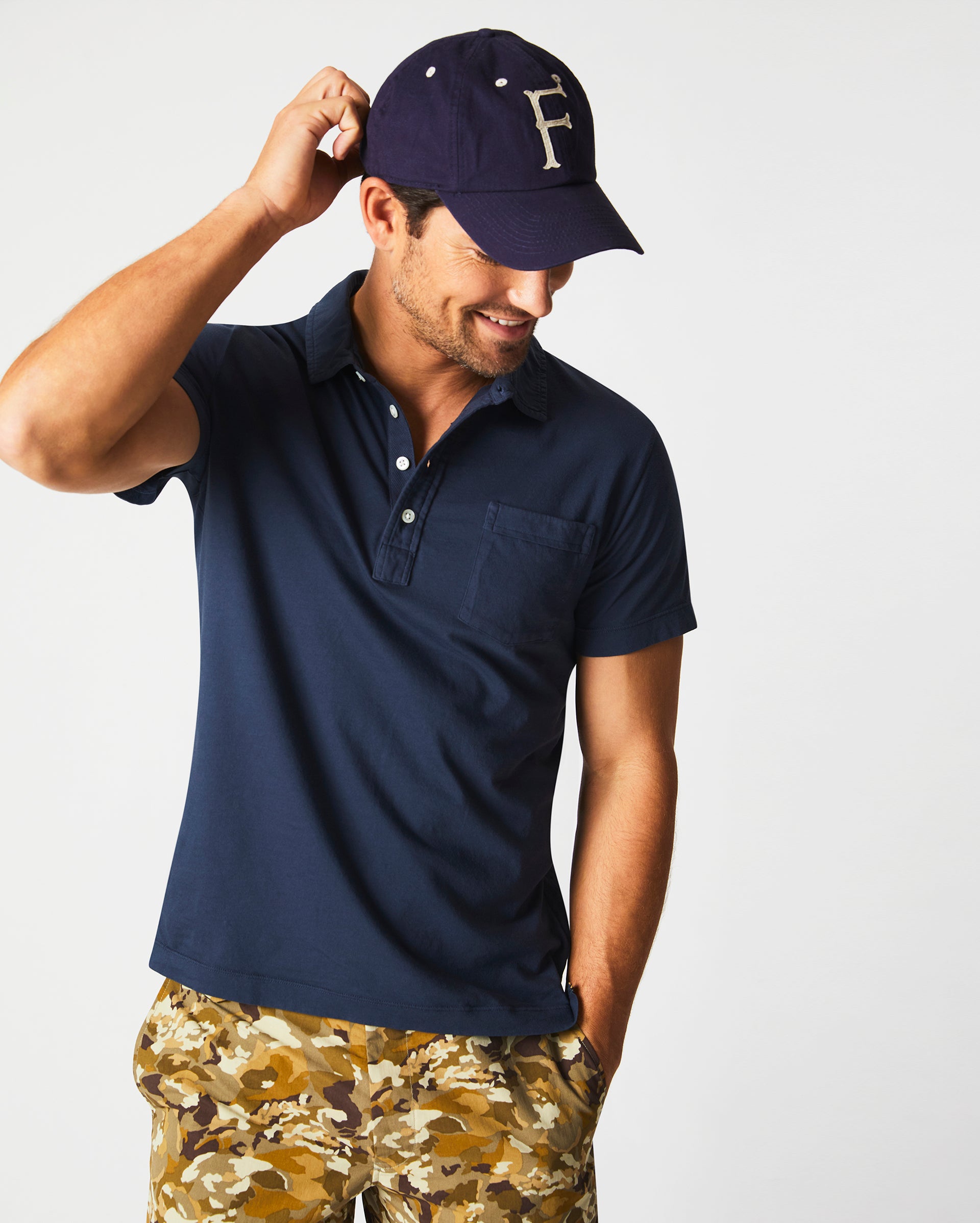 FLORENCE CAP IN WASHED BLUE – Billy Reid