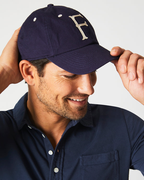 FLORENCE CAP IN WASHED BLUE – Billy Reid