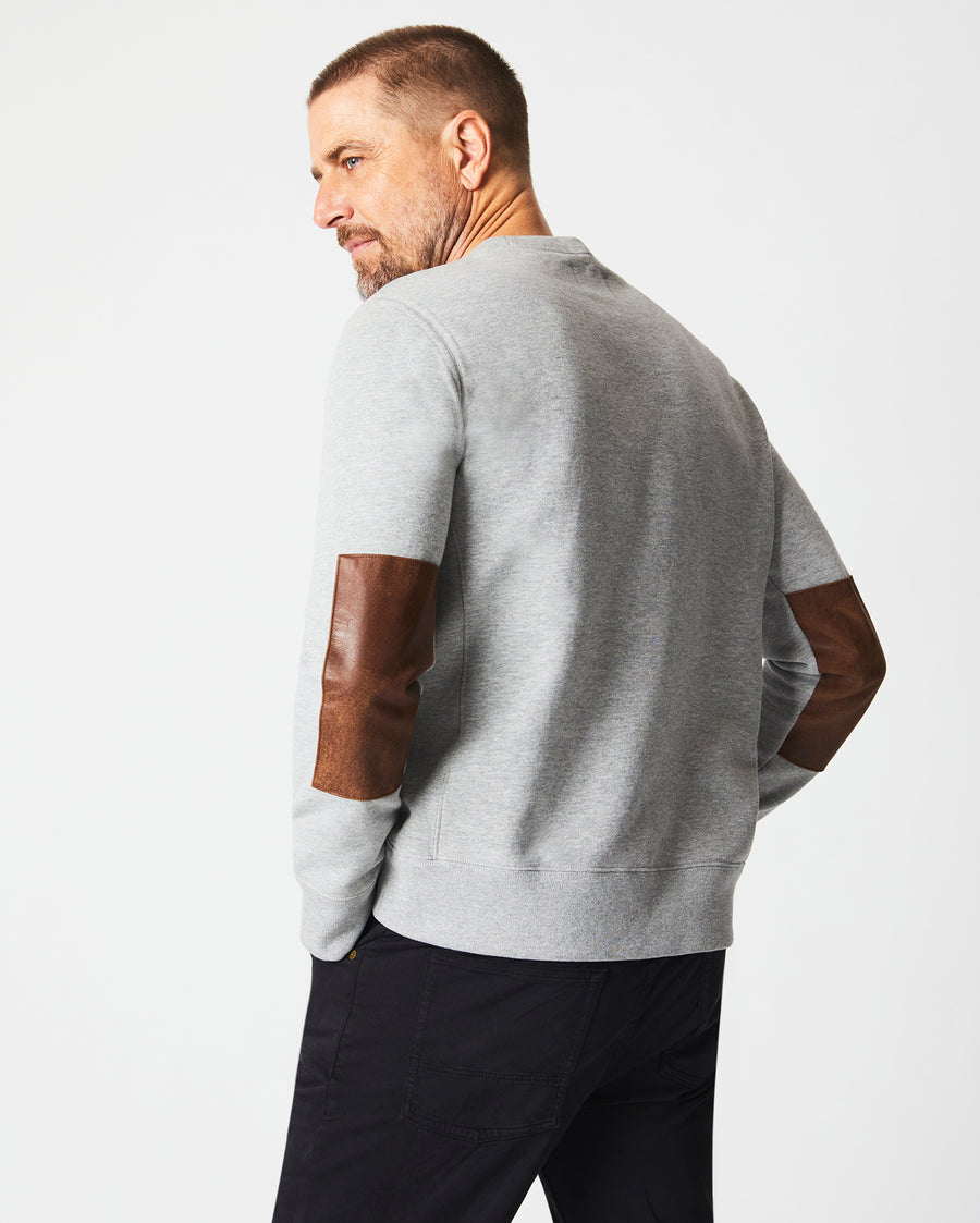 Discover the Iconic Dover Sweatshirt by Billy Reid | Distressed Leather ...