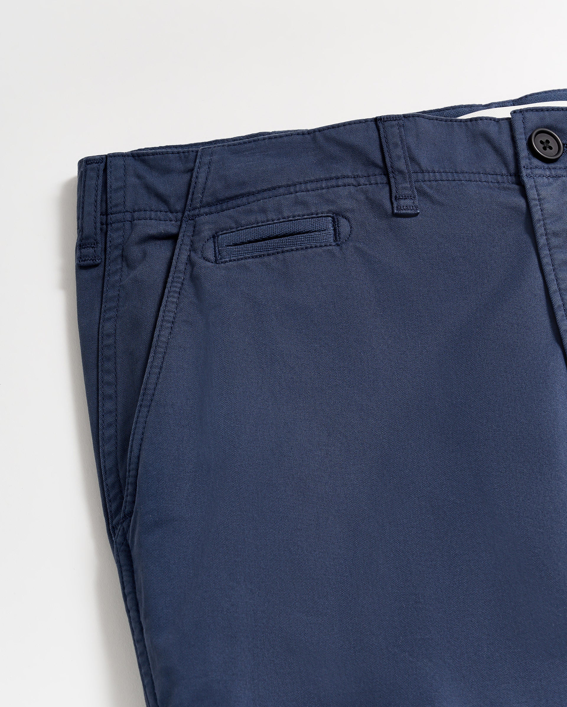 Blue Chino Pants | Ultra-Soft Cotton with Hollywood Waistband – Billy Reid