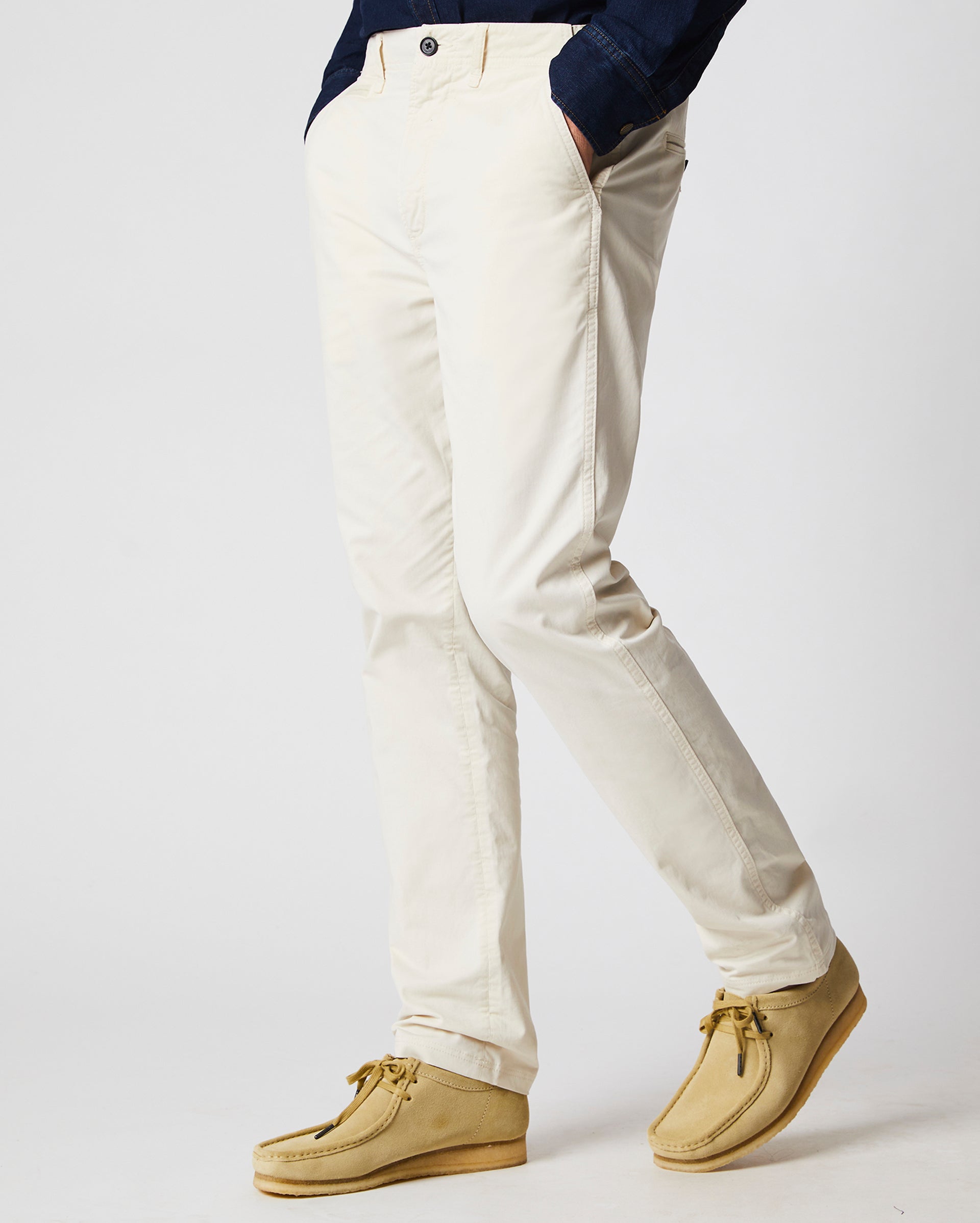CHINO PANT IN EGGSHELL - SLIM FIT – Billy Reid